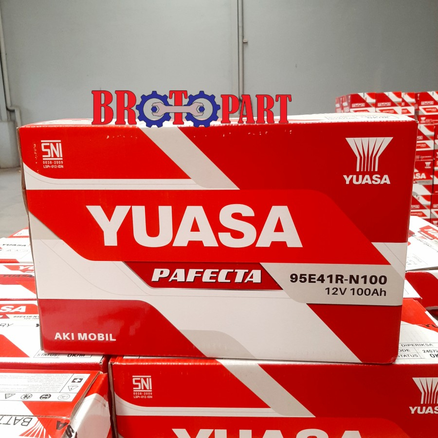 Jual Aki Mobil YUASA N100 95E41R PF 12v 100Ah Aki Basah Original YUASA | Shopee Indonesia