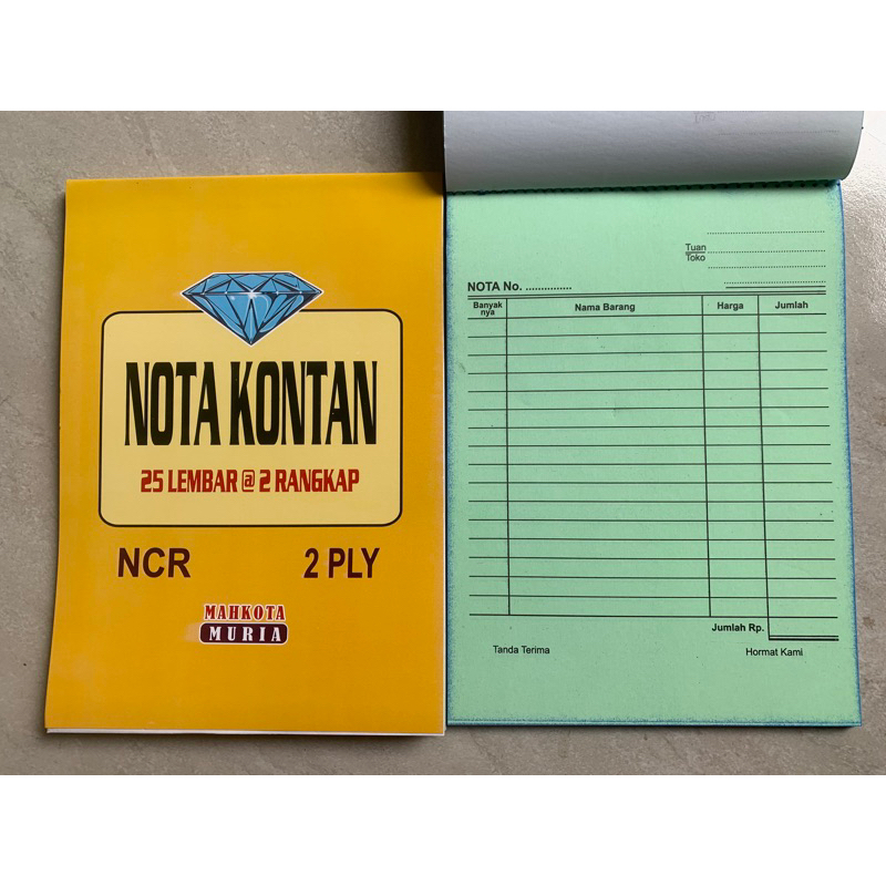 Jual Nota Kontan Besar 2 ply, Nota NCR | Shopee Indonesia