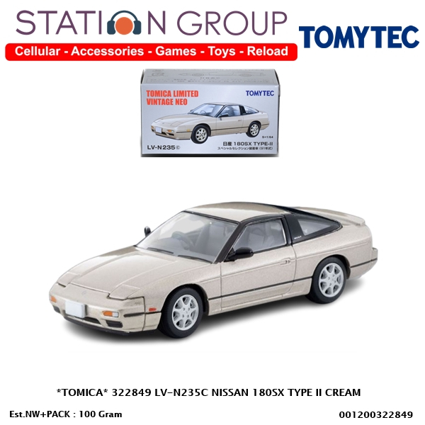 Jual TOMICA 322849 LV-N235C NISSAN 180SX TYPE II CREAM - DIECAST ...