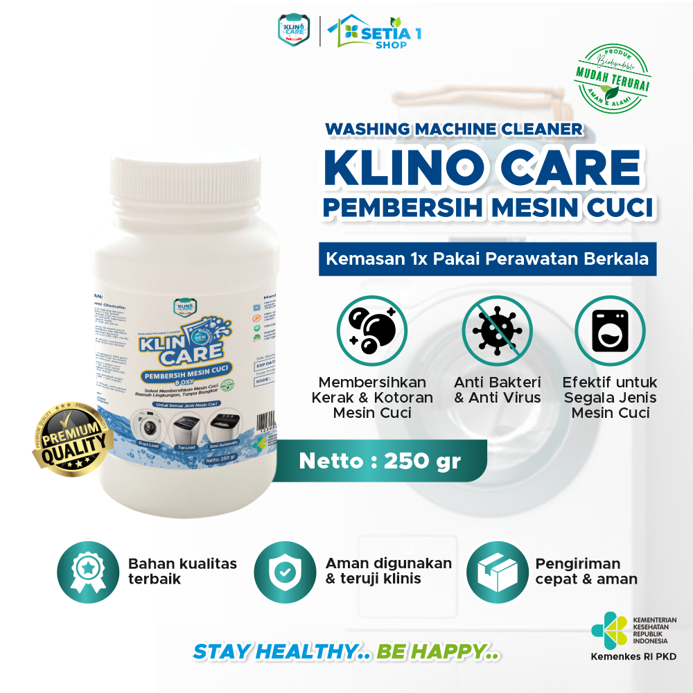 Jual Pembersih Mesin Cuci 250 gram Washing Machine Cleaner 250gram Anti ...