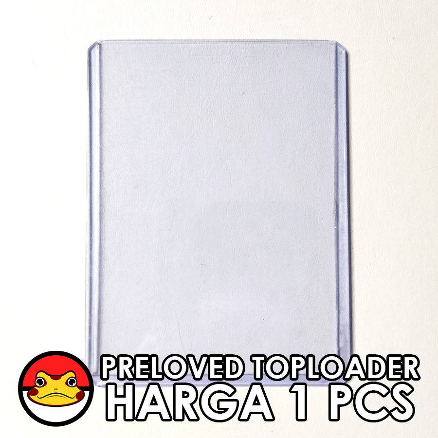 Jual Regular Toploader Preloved Kartu Pokemon MTG One Piece Top Loader ...
