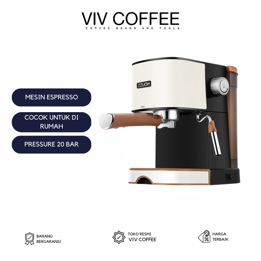 Jual Mesin Kopi Espresso Otomatis / Espresso Coffee Machine 20 Bar | Shopee Indonesia