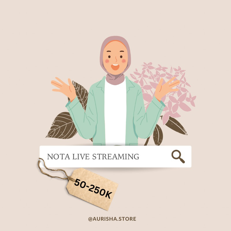 Jual Nota Live Streaming | Shopee Indonesia
