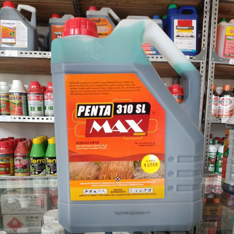 Jual HERBISIDA KONTAK PENTA MAX 310 SL 4 LITER | Shopee Indonesia