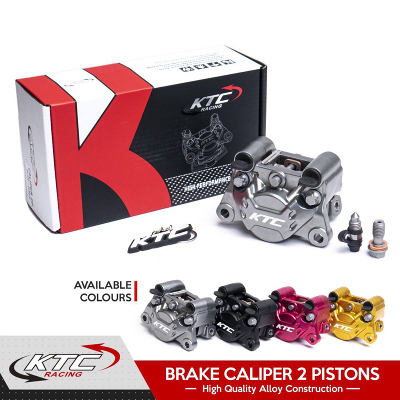 Jual KALIPER 2P 2 PISTON KTC ORIGINAL RACING UNIVERSAL | Shopee Indonesia