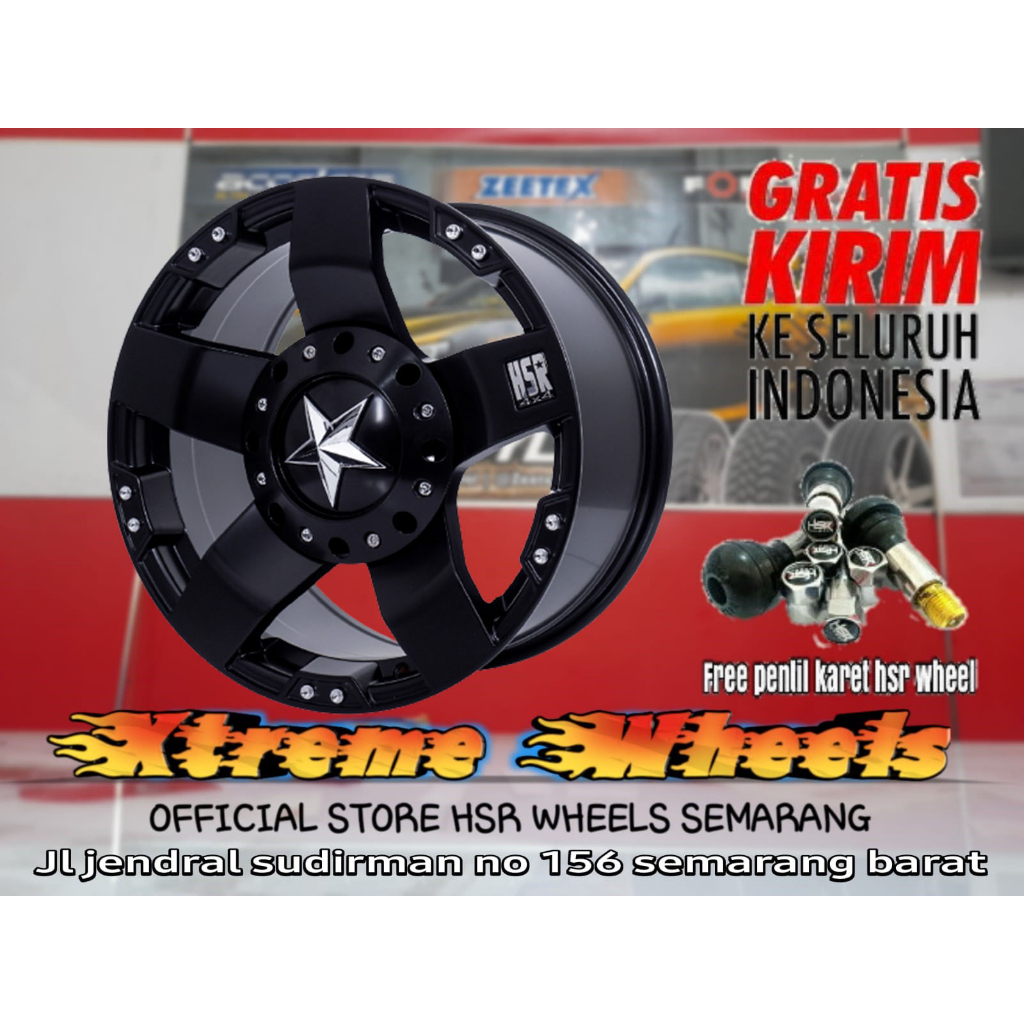 Jual velg offroad ring 17 untuk terios rush xpander rubicon hrv xtrail ...