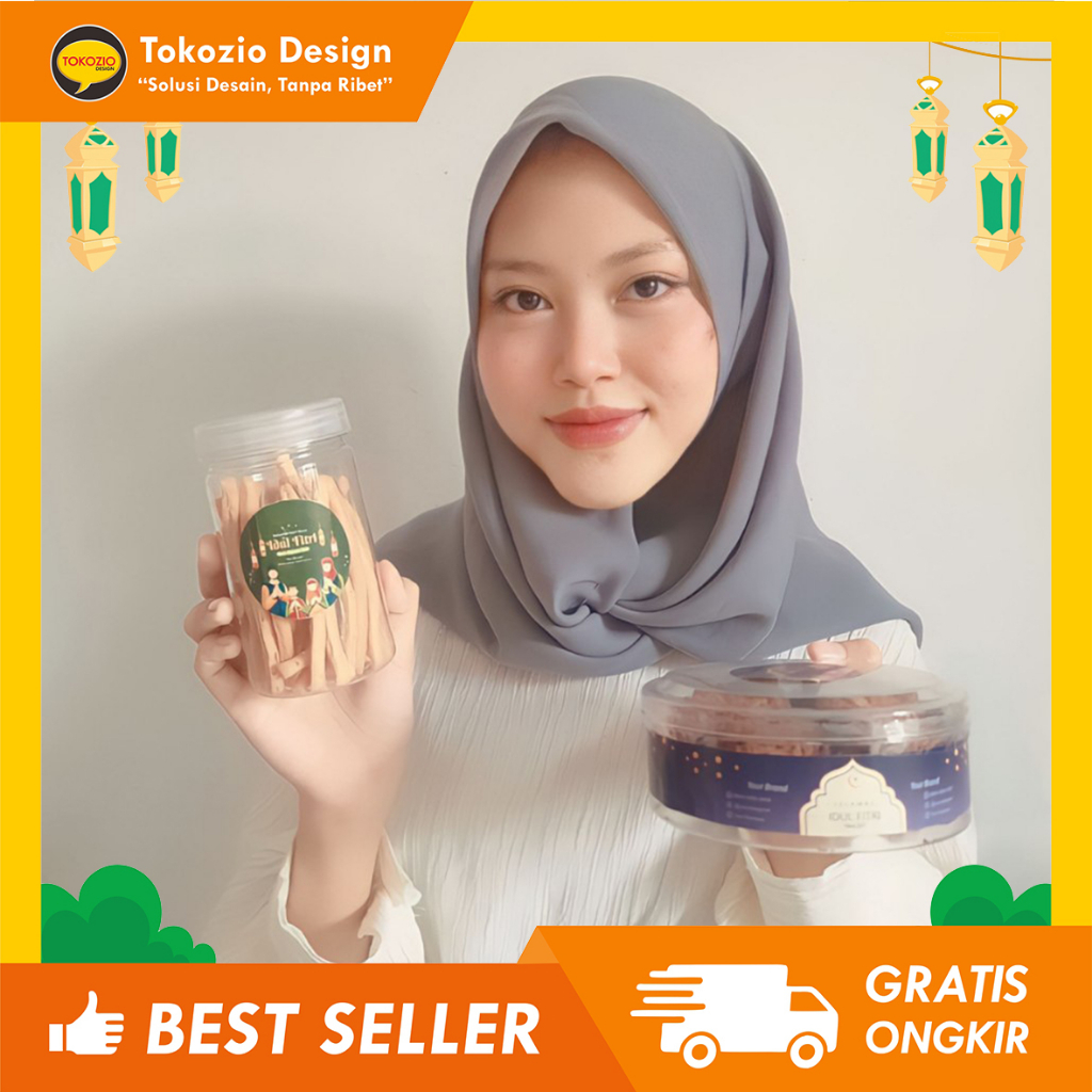 Jual STIKER KULINER DIAMETER 3CM STICKER LOGO STIKER CUSTOM PRINT ...