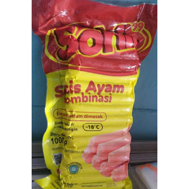 Jual Sohib Sosis Ayam 1 kg isi 40 +2 pcs | Shopee Indonesia