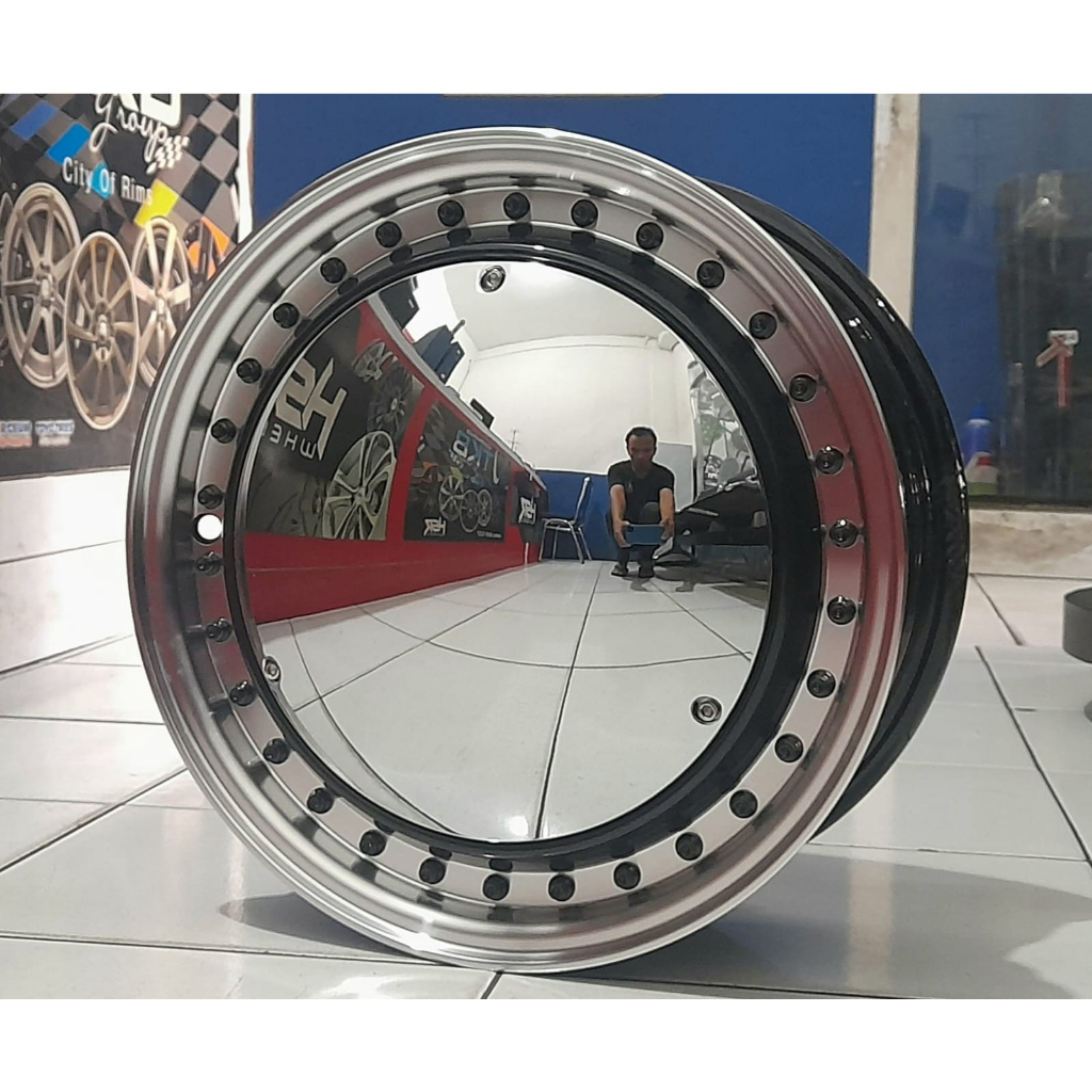 Jual VELG MOBIL HSR MIRROR RING 15 PCD 8X100/114,3 UNTUK FREED MOBILIO ...