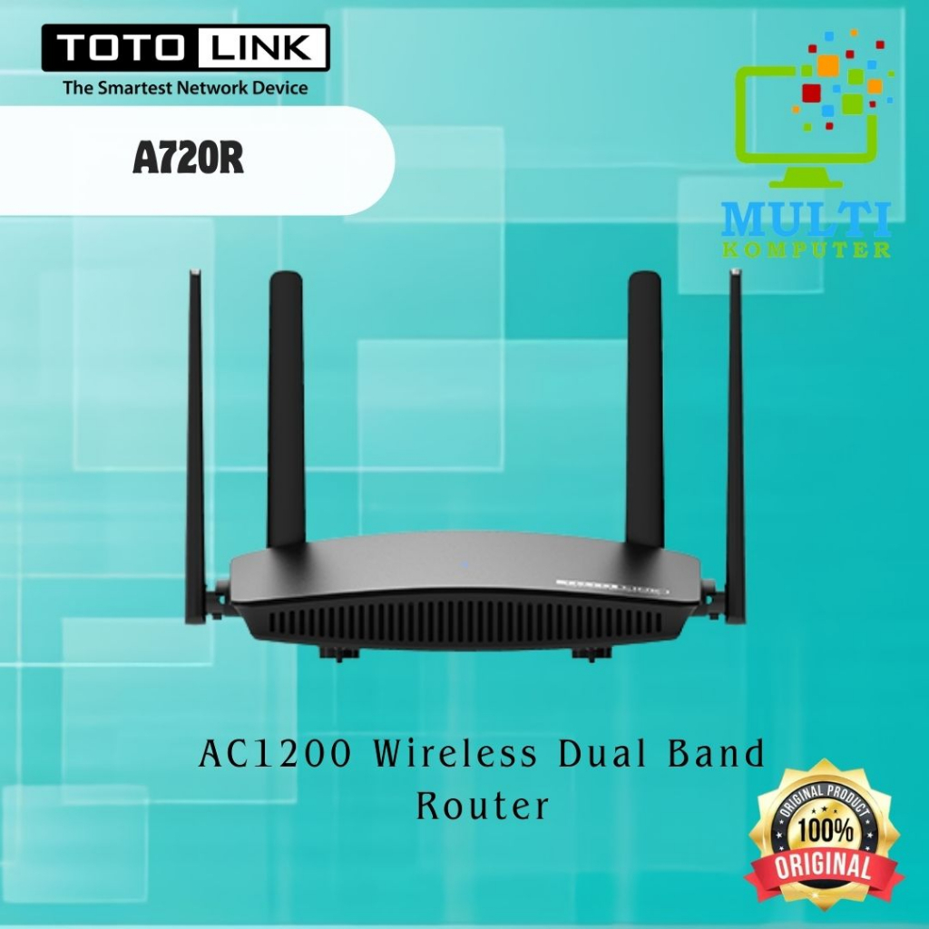 Jual Routher Totolink A720R - AC1200 Wireless Dual Band | Shopee Indonesia