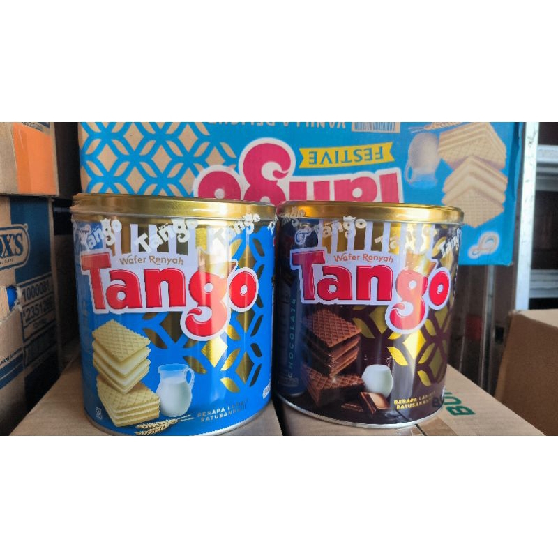 Jual Tango wafer coklat,vanilla kaleng 270gr exp 2025 | Shopee Indonesia