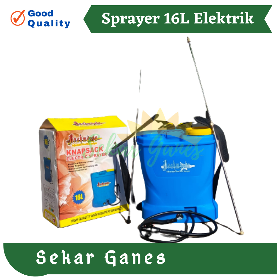 Jual Semprotan 16L Electric Pakai Baterai Rechargeable Sprayer 16 Liter ...