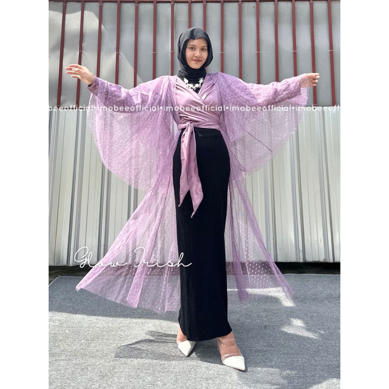 Jual PRINCESSA DRESS // DRESS GAMIS SET PRINCESS TILLE SATIN TEROMPET ...
