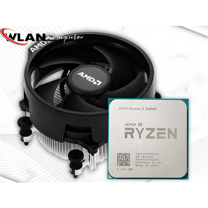 Jual AMD RYZEN 5 2400G TRAY SAMA FAN ORIGINAL | Shopee Indonesia