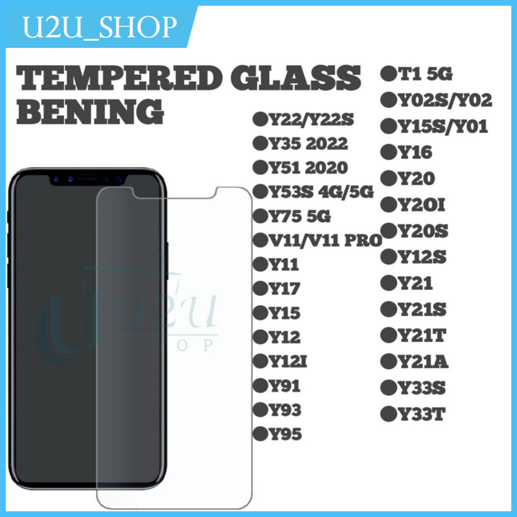 Jual Tempered Glass Bening Vivo V40 Lite Y19s Y18 IQOO Z9 5g IQ00 Z9X Y28 T1 5g Y02s Y02 Y15s ...