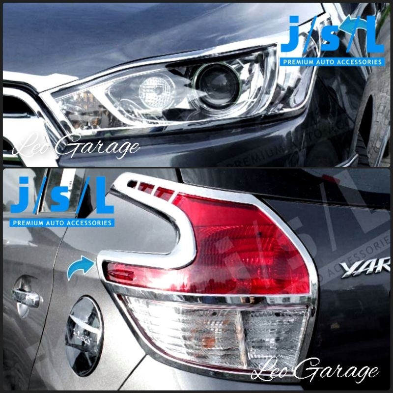 Jual ALL NEW YARIS 2015 2016 2017 PAKET GARNISH DEPAN BELAKANG HEAD ...
