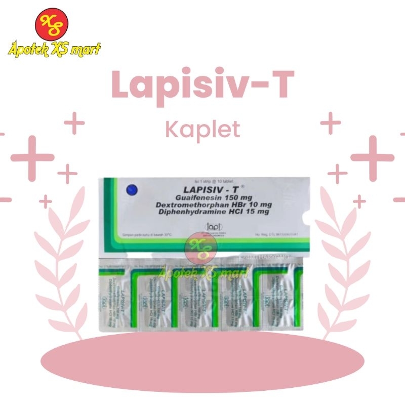 Jual LAPISIV T - MEMBANTU MERINGANKAN GEJALA FLU DISERTAI BATUK KERING ...