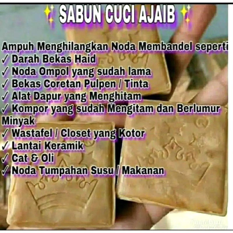 Jual Sabun coklat / sabun bintang mahkota / sabun ajaib | Shopee Indonesia