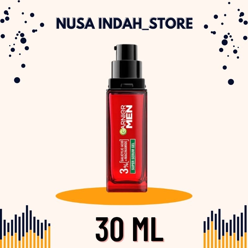 Jual Garnier Men Acno Fight Super Serum Gel 30ml | Shopee Indonesia