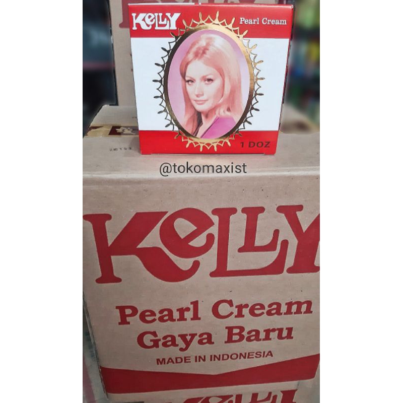 Jual [Lusinan] Kelly Pearl Cream Kecil 5gr Kartonan (20 Lusin) BPOM ...