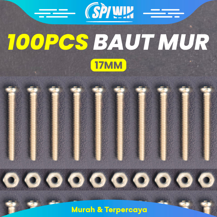 Jual Baut M2 Tamiya Diameter 2mm 2 mm Panjang 17mm 17 mm | Shopee Indonesia