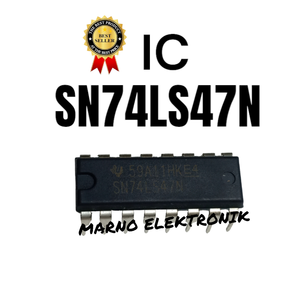 Jual IC SN74LS47N SN 74LS47 N SN 74LS47N ASLI ORI ORIGINAL | Shopee ...