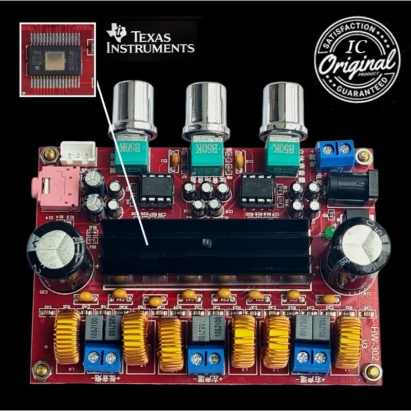 Jual 2.1 Class D Power Amplifier TPA3116 TPA3116D2 2 x 50W + 100W ...