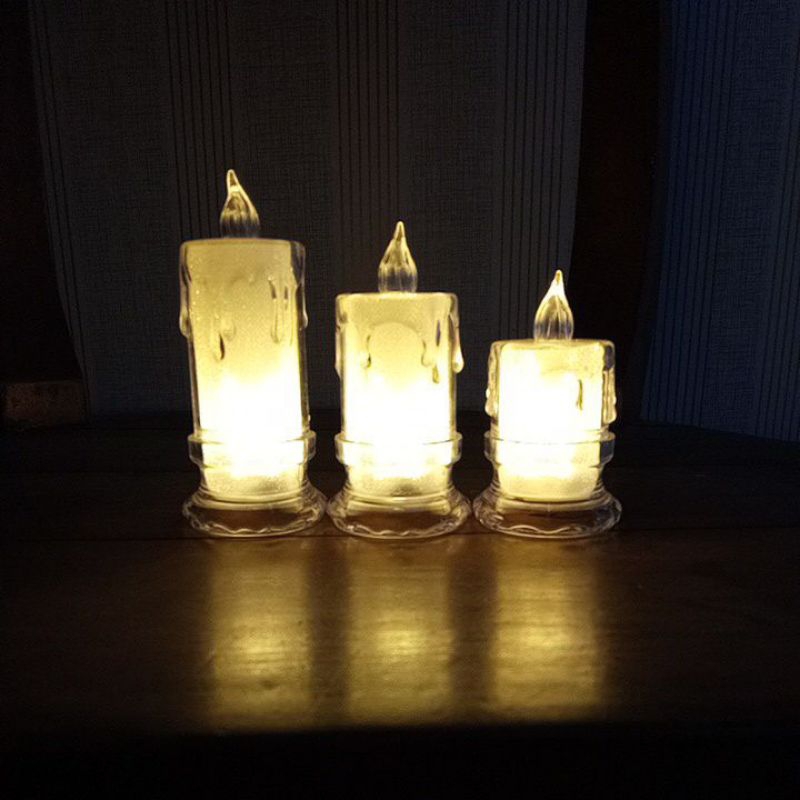 Jual lilin LED transparan 3in1 set | Shopee Indonesia