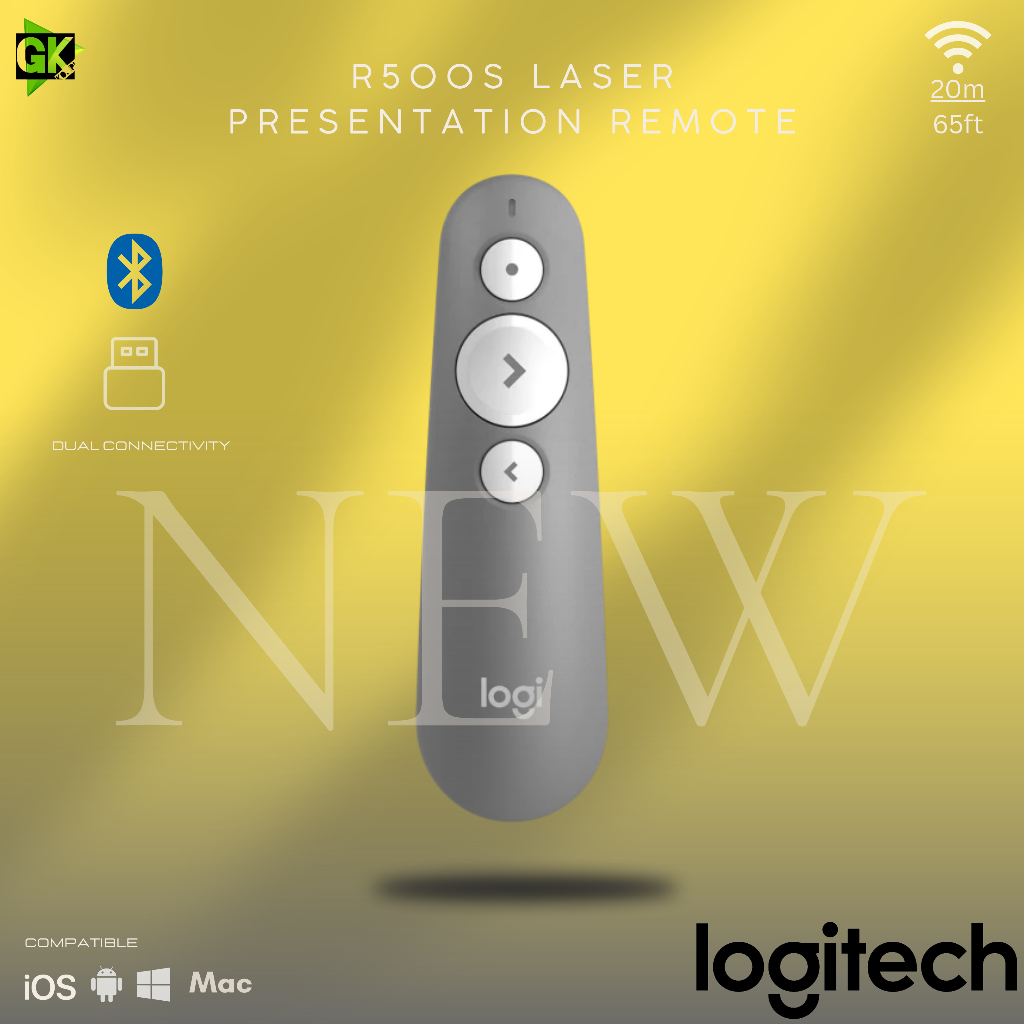 Jual R500s REMOTE PRESENTASI LASER LOGITECH | Shopee Indonesia