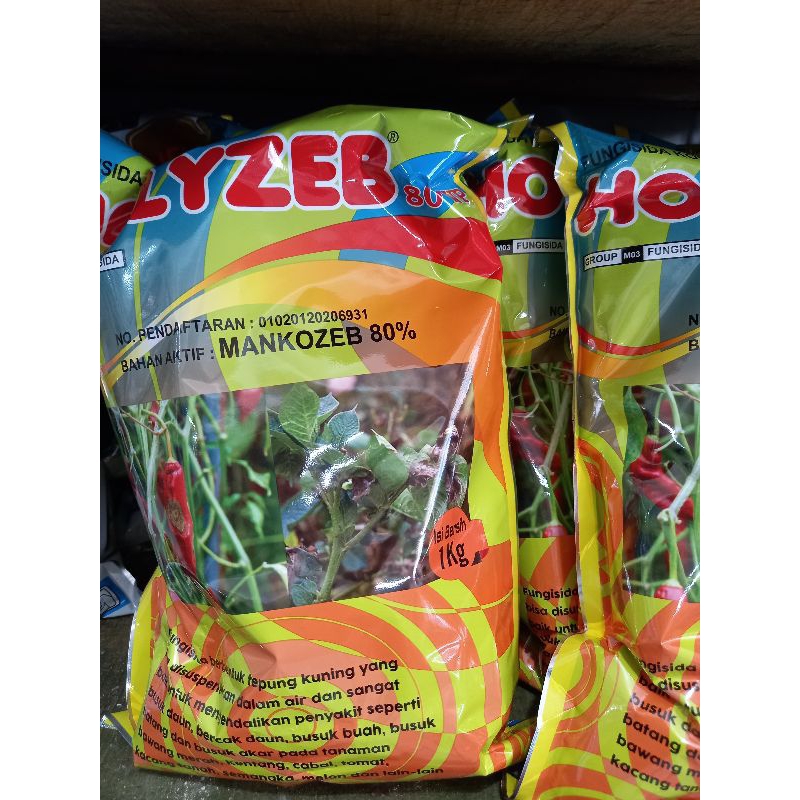 Jual HOLYZEB KUNING 1KG FUNGISIDA MANCOZEB KUNING 80% | Shopee Indonesia