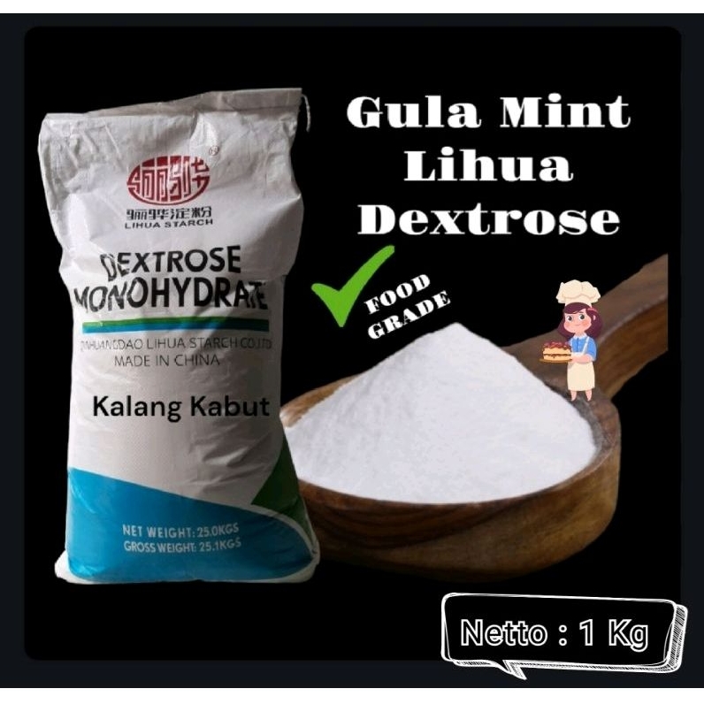 Jual Gula Donat - Gula Manis - Dextrose monohydrate - 1kg | Shopee ...