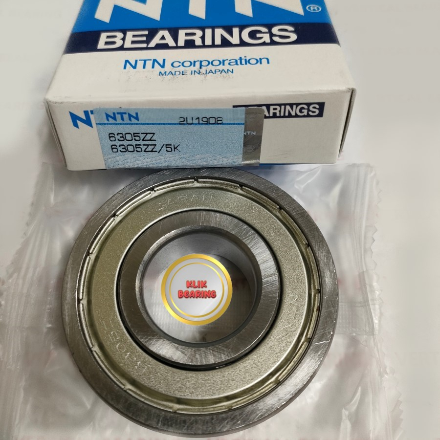 Jual Laher 6305 ZZ Bearing 6305ZZ (ID 25mm, OD 62mm, T 17mm) Tutup Besi ...