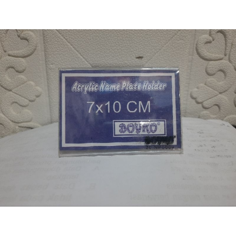 Jual Papan Nama / Name Plate Acrylic / Name Holder 7 x 10 cm | Shopee ...