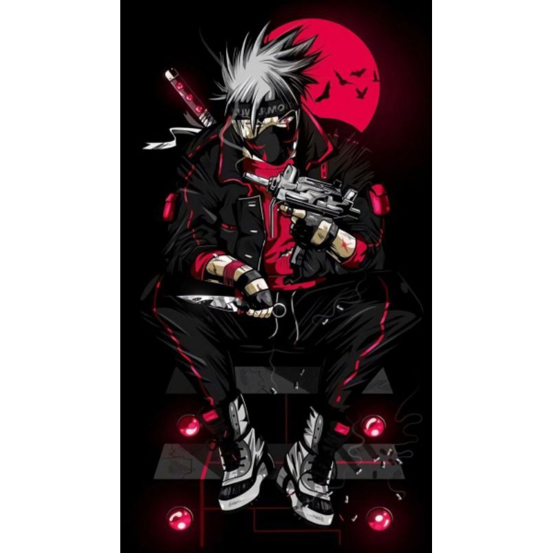 Jual Poster Cetak Hiasan Dinding Jumbo Gambar Kartun Naruto Ninja ...