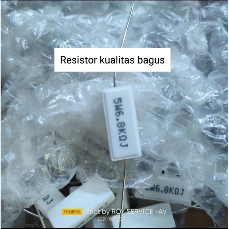 Jual Resistor 5W 6K8 dan Ada Beberapa Nilai | Shopee Indonesia