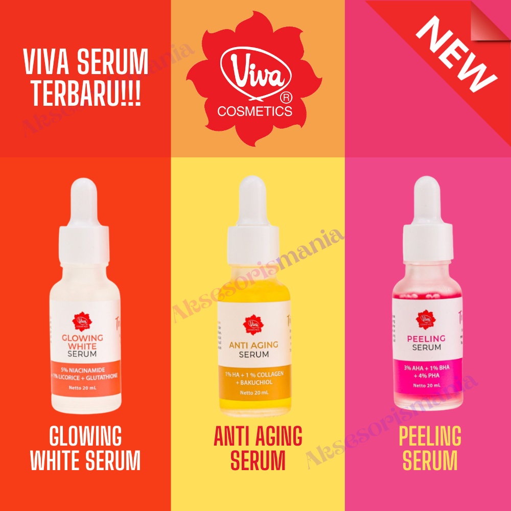 Jual NEW Viva Serum ( Glowing White / Anti Aging / Peeling ) - 20 ml ...