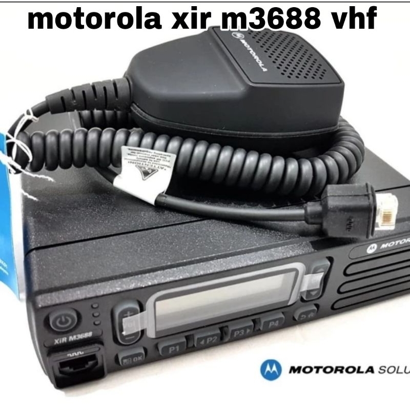 Jual RIG MOTOROLA XIR M3688 VHF 45 WATT DIGITAL ANALOG RADIO 2 ARAH GARANSI | Shopee Indonesia