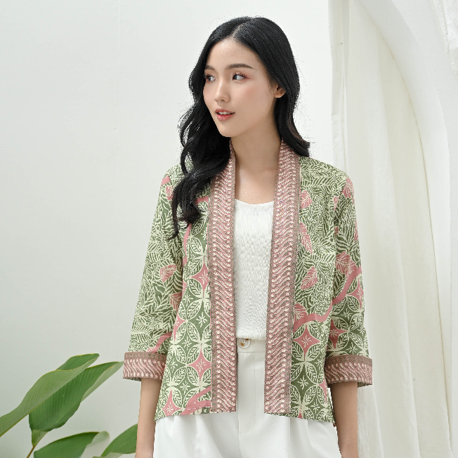 Jual Outer Batik 241 UBI/ Rompi Batik/ Luaran Batik | Shopee Indonesia
