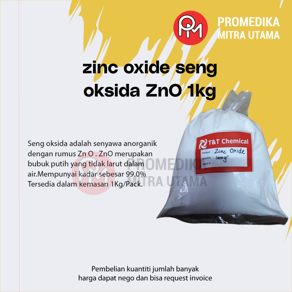 Jual zinc oxide seng oksida ZnO 1kg | Shopee Indonesia