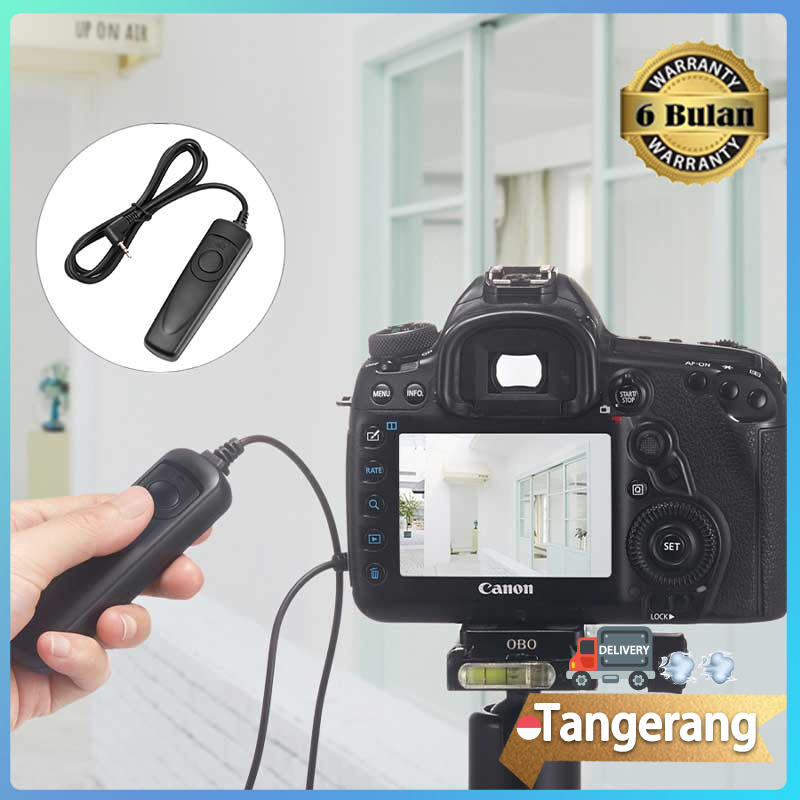 Jual RS-60E3 Remote Switch Shutter Release Control For Canon 80D / 77D 1000D 600D 500D 60D DLL ...