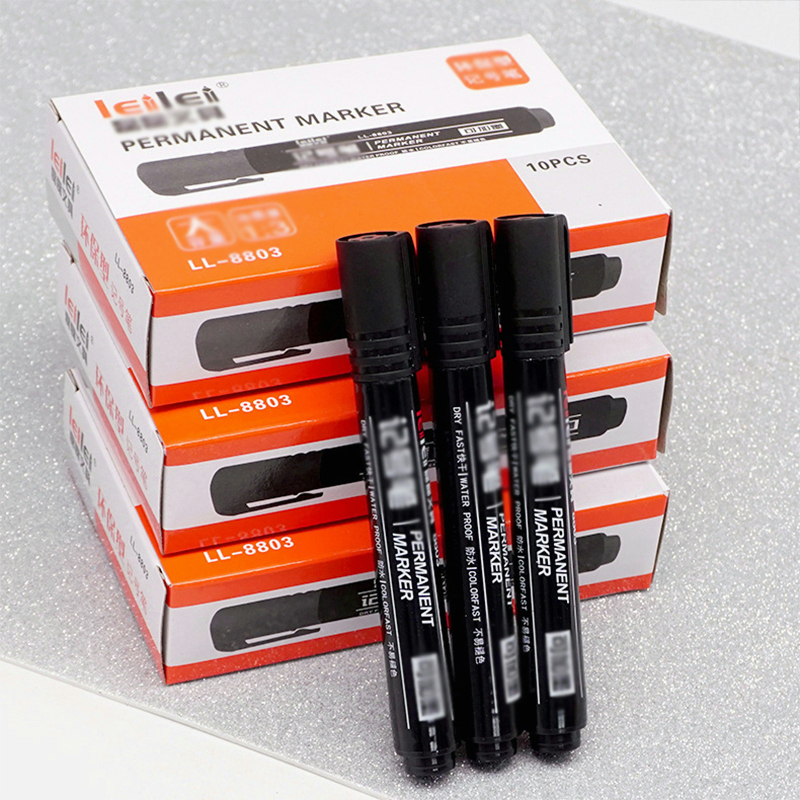 Jual COD permanent marker spidol permanen round tip joyko refillable ...