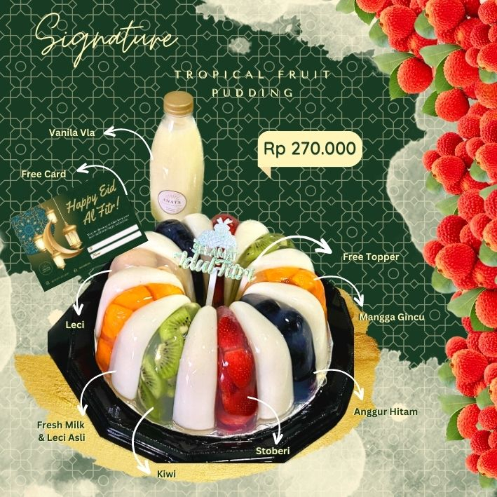 Jual TROPICAL FRUIT PUDDING / LECI PUDDING / PUDING LECI / PUDING LECI ...