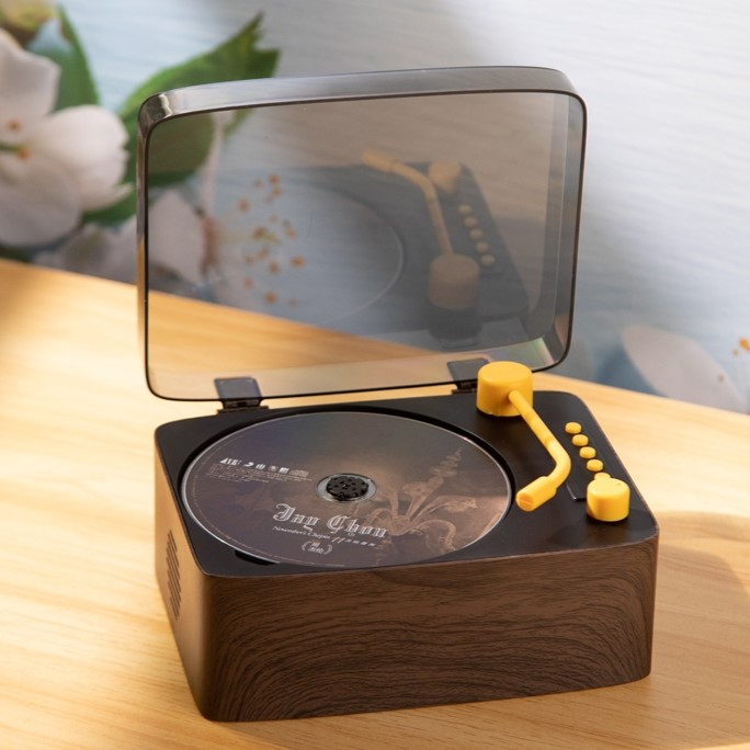 Jual Portable CD Player Bluetooth Speaker Rechargeable Music Player ...