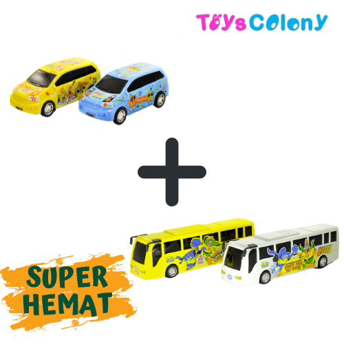 Jual Mobil Avanza Spongebob Dan Bus Spongebob (PAKET HEMAT ISI 2 ITEM ...