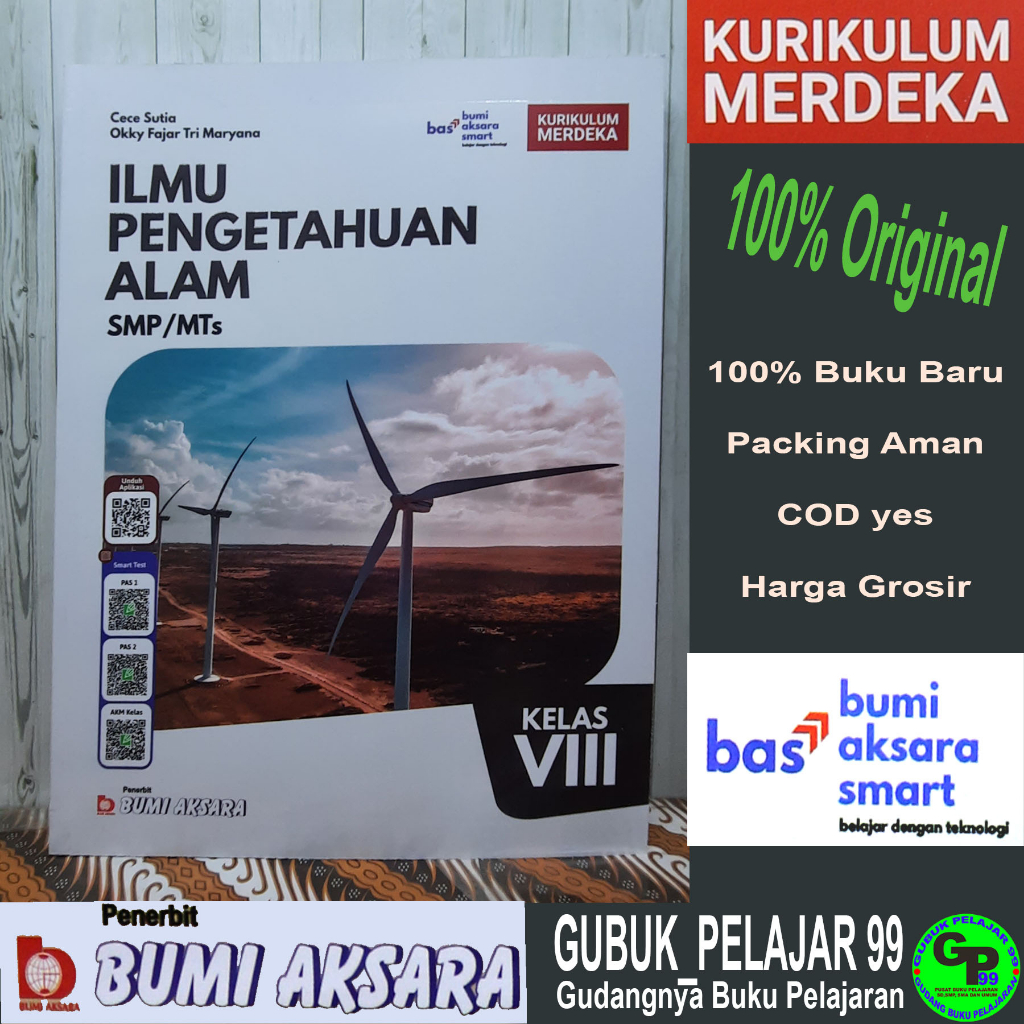 Jual Buku Siswa Ilmu Pengetahuan Alam (IPA) Kelas 8 Untuk SMP/MTs KURIKULUM MERDEKA Penerbit ...
