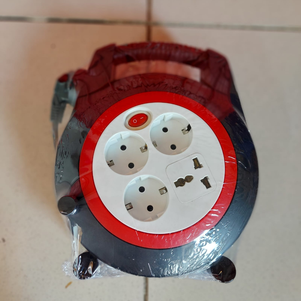 Jual Kabel Roll 4 Lubang 15 Meter VISICOM Kabel Gulung 15m Rol Kuningan ...