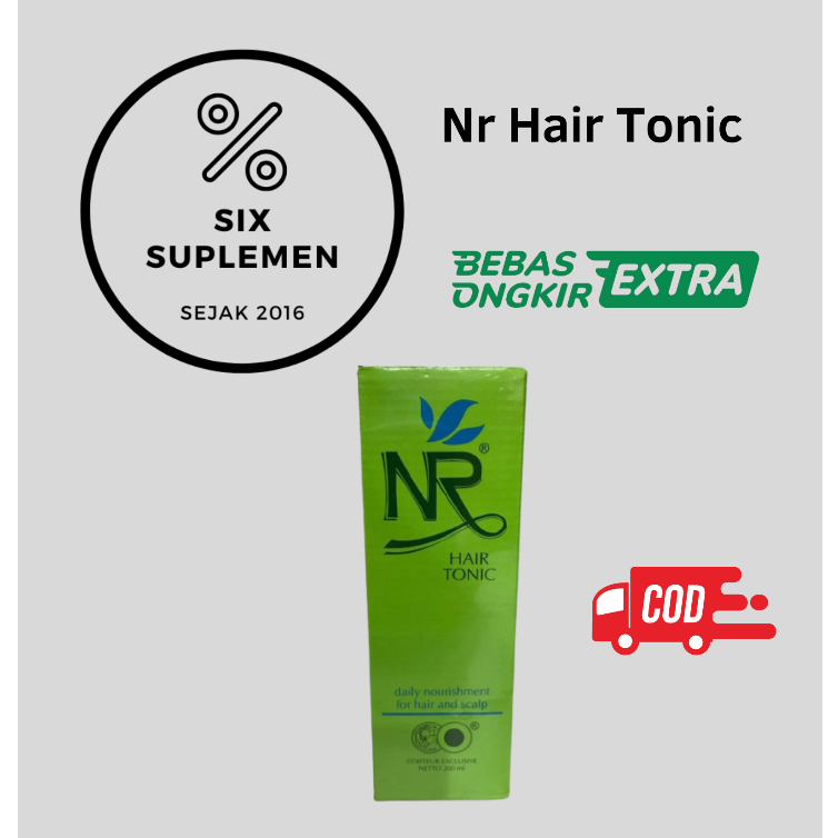 Jual NR Hair tonic 200ml perawatan rambut rontok (Botol Panjang ...