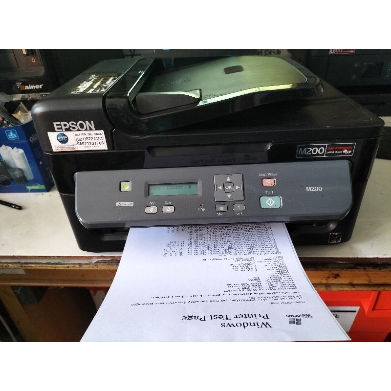 Jual Printer Murah Epson M200 Black only bisa Scan Copy Folio lewat ADF | Shopee Indonesia