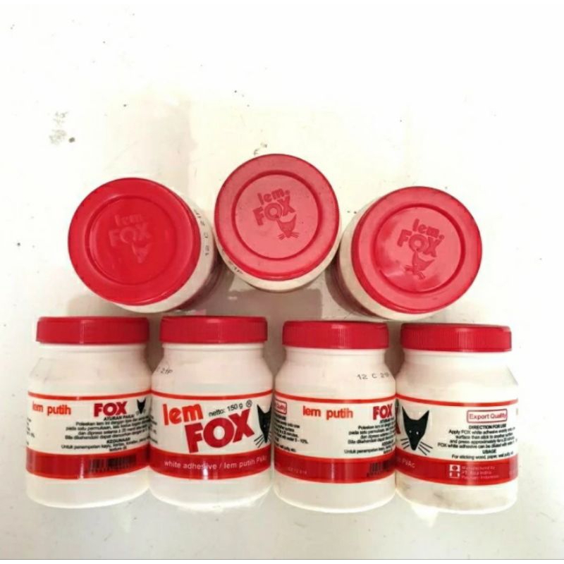 Jual LEM FOX PUTIH UKURAN 150 GRAM | Shopee Indonesia