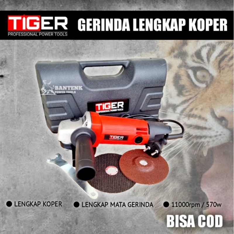 Jual MESIN GERINDA TIGER K6 LENGKAP KOPER GERINDA 4 INCH MESIN SELEPAN ...